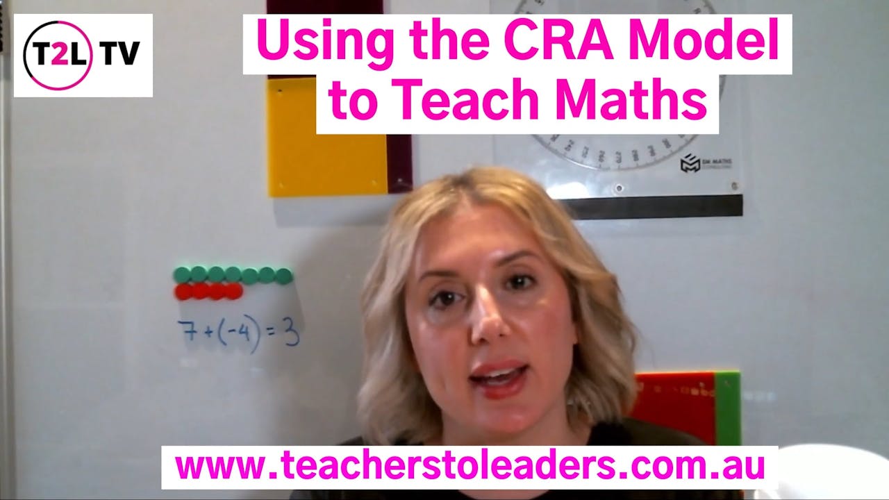Using the CRA Model To Support Math Instruction - T2L TV
