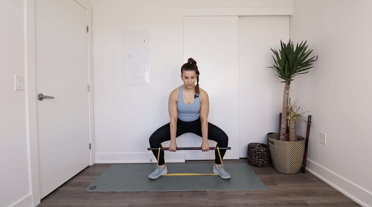 Sumo Squat - Leg Exercises - Band Bar Studios