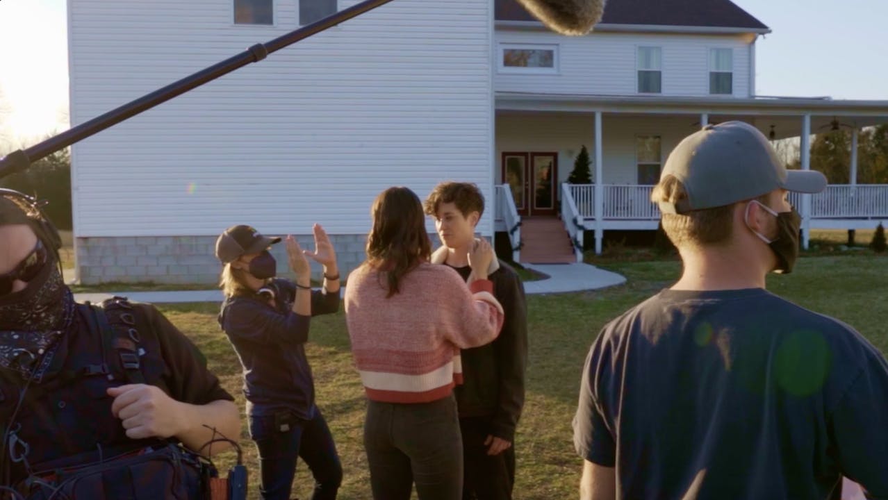 "Merry & Gay" Behind the Scenes Sunset Kiss - Merry & Gay - Tello Films