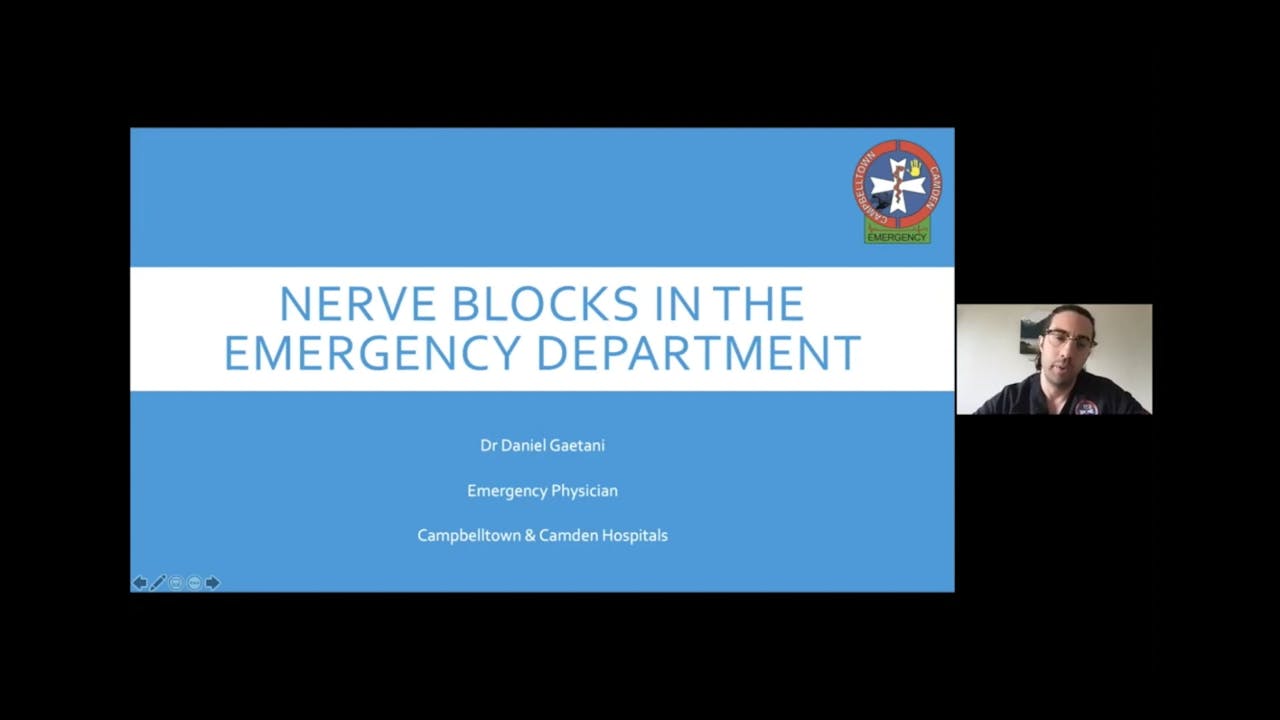 Nerve Blocks in the Emergency Department - ASUMDrive