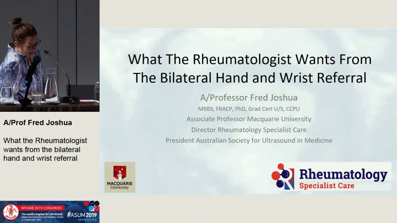 What the Rheumatologist wants from the bilateral hand and wrist ...