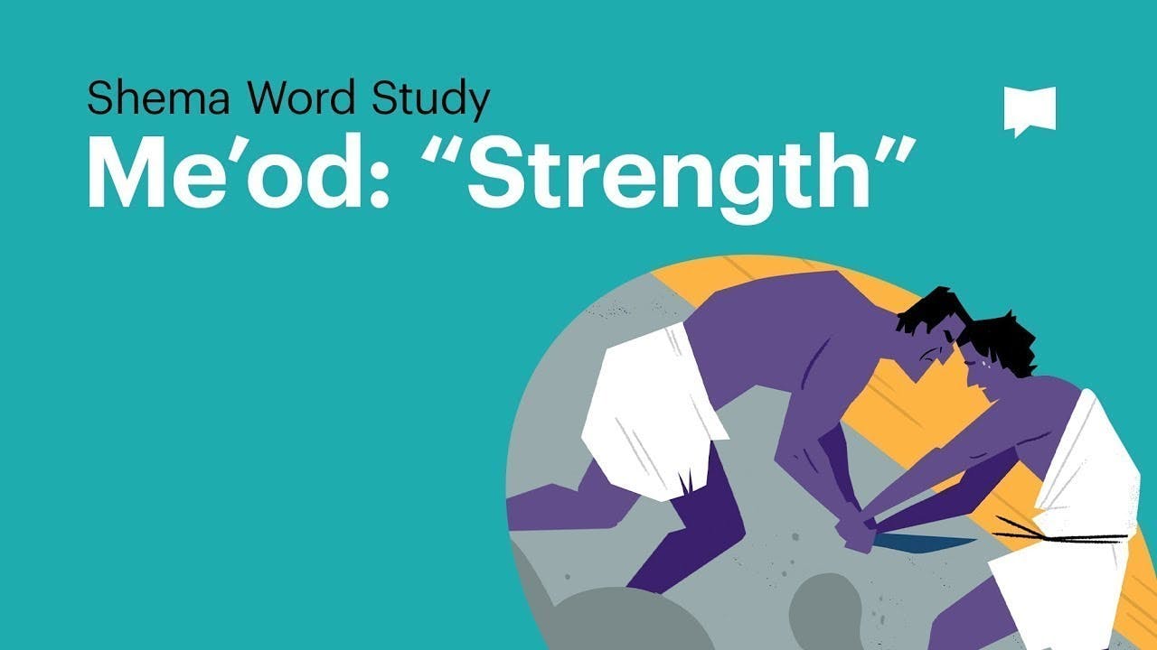 Meod/Strength | The Shema: Word Studies | The Bible Project - Season 1 ...
