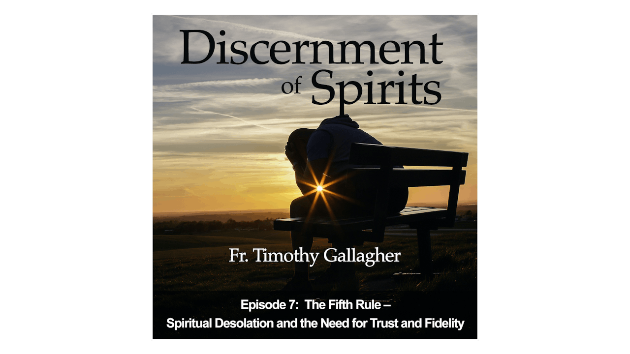 The Fifth Rule: Spiritual Desolation & the Need for Trust & Fidelity ...
