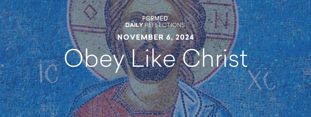 Daily Reflections – November 6, 2024 - Ordinary Time—November 2024 - Formed