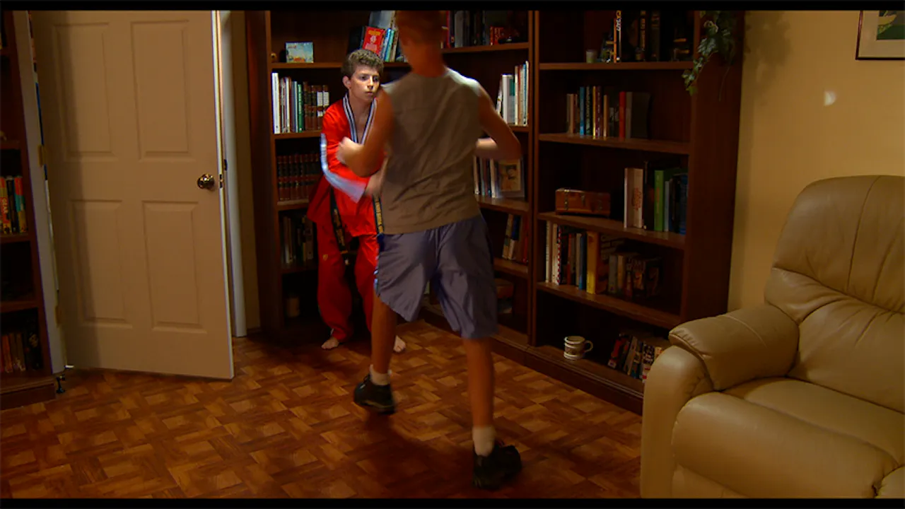 Library Fight Rehearsal - The Abduction of Zack Butterfield Movie