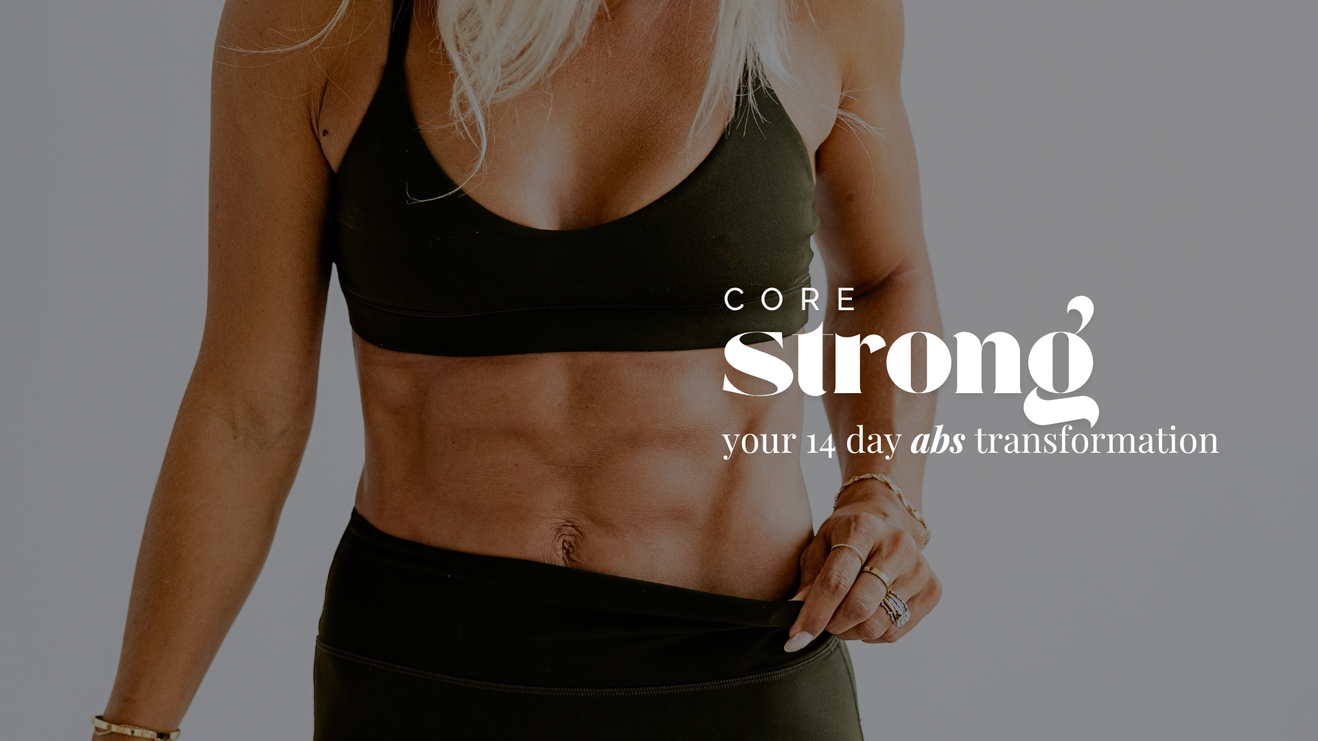 Core Strong Abs Program - Barre Teja