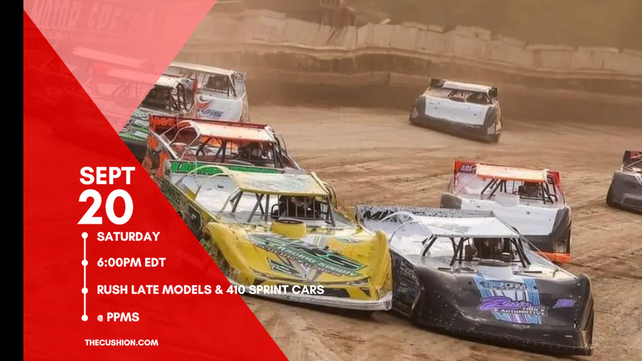 VOD 09.20.25 // 410 Sprint Cars + RUSH Late Models @ PPMS - The Cushion