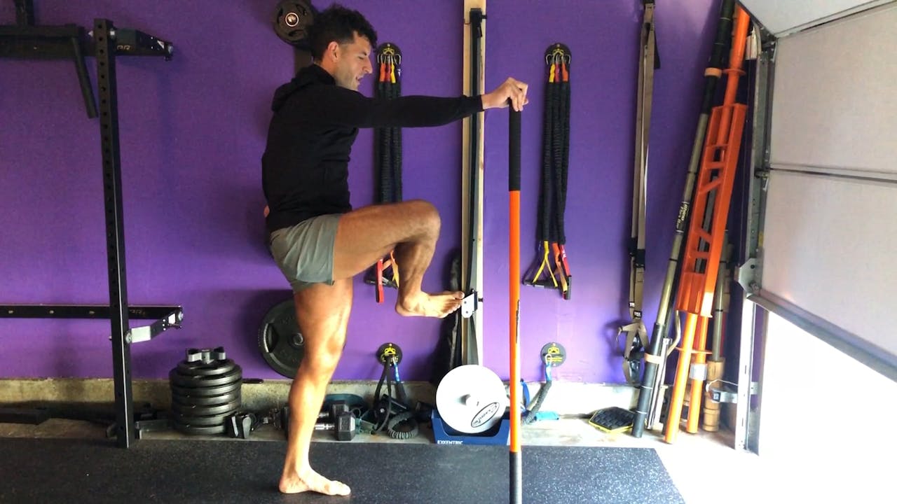 Self-Assisted Single-Leg Standing Hip Mobility Flow - The Daily BJ (TDBJ)