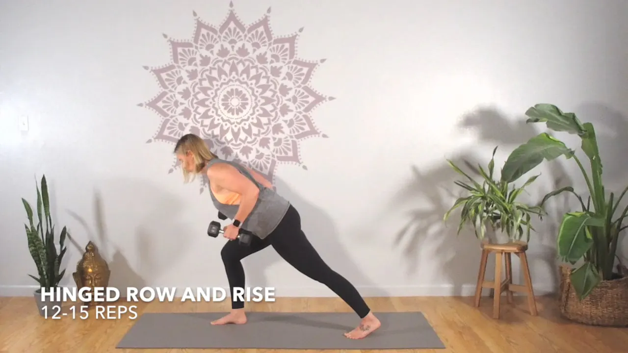 Exercise 4 // Hinged Row To Rise - Mama Stronger 2 (Intermediate ...