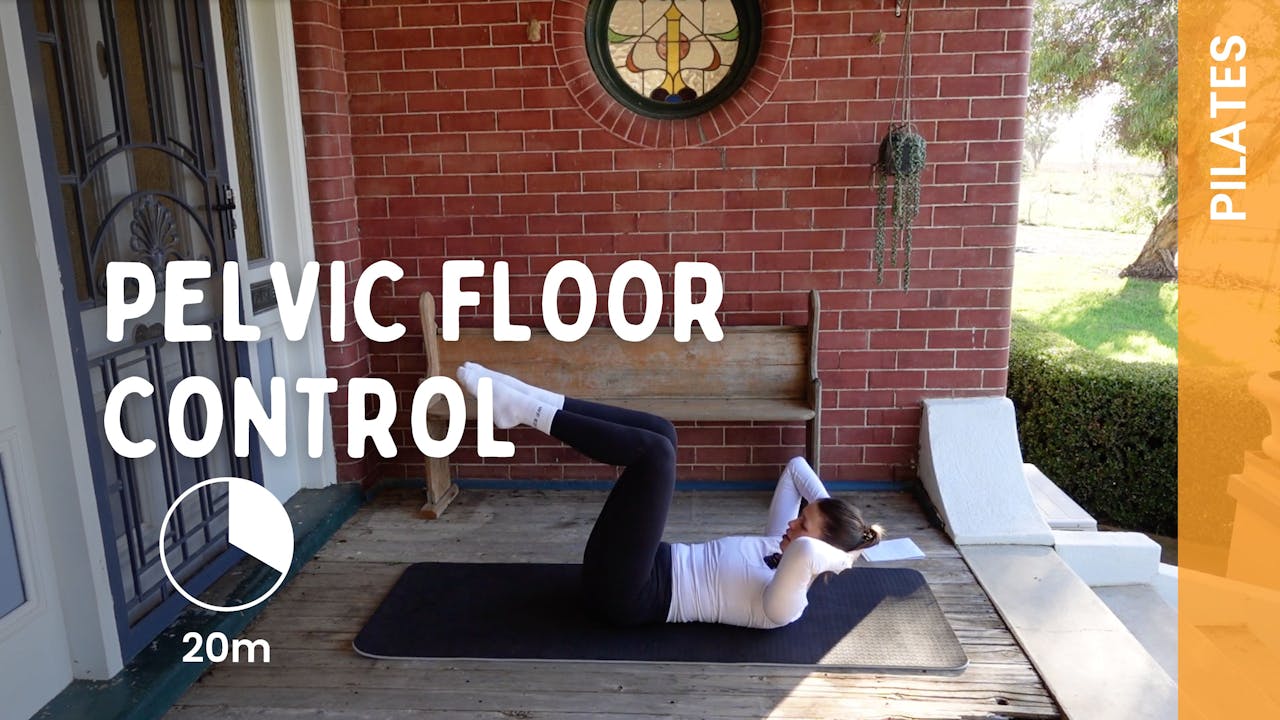 Pelvic Floor Control - Slow Pilates Flow - 20 Minute Pilates Workouts ...
