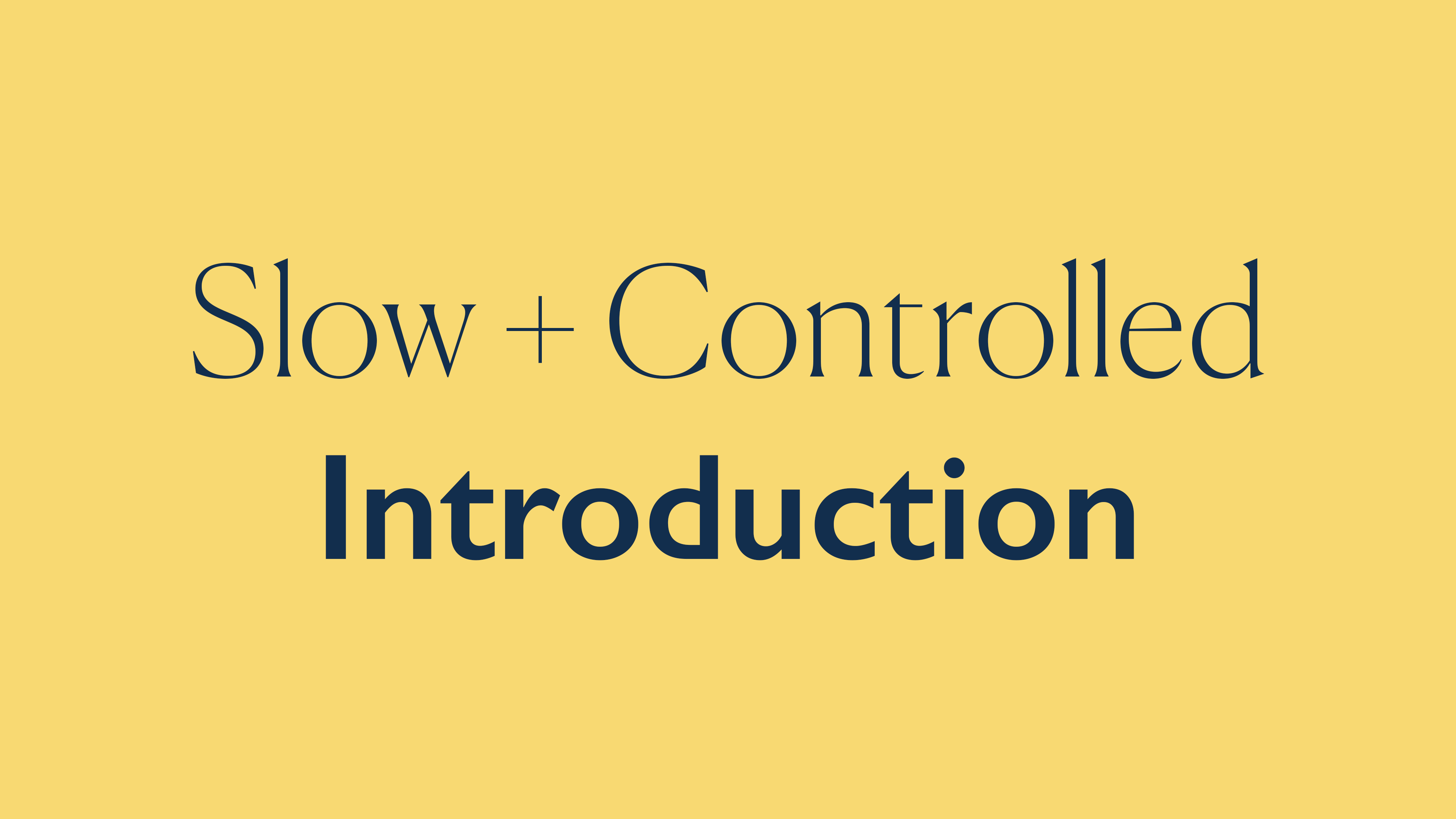 Slow + Controlled Full Body (Beginner) - The Sculpt Society