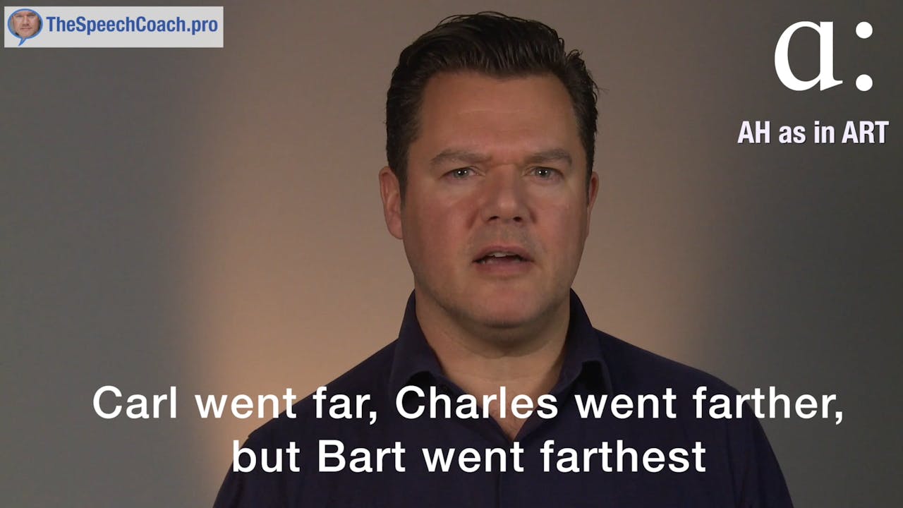 001 AH as in ART - TheSpeechCoach