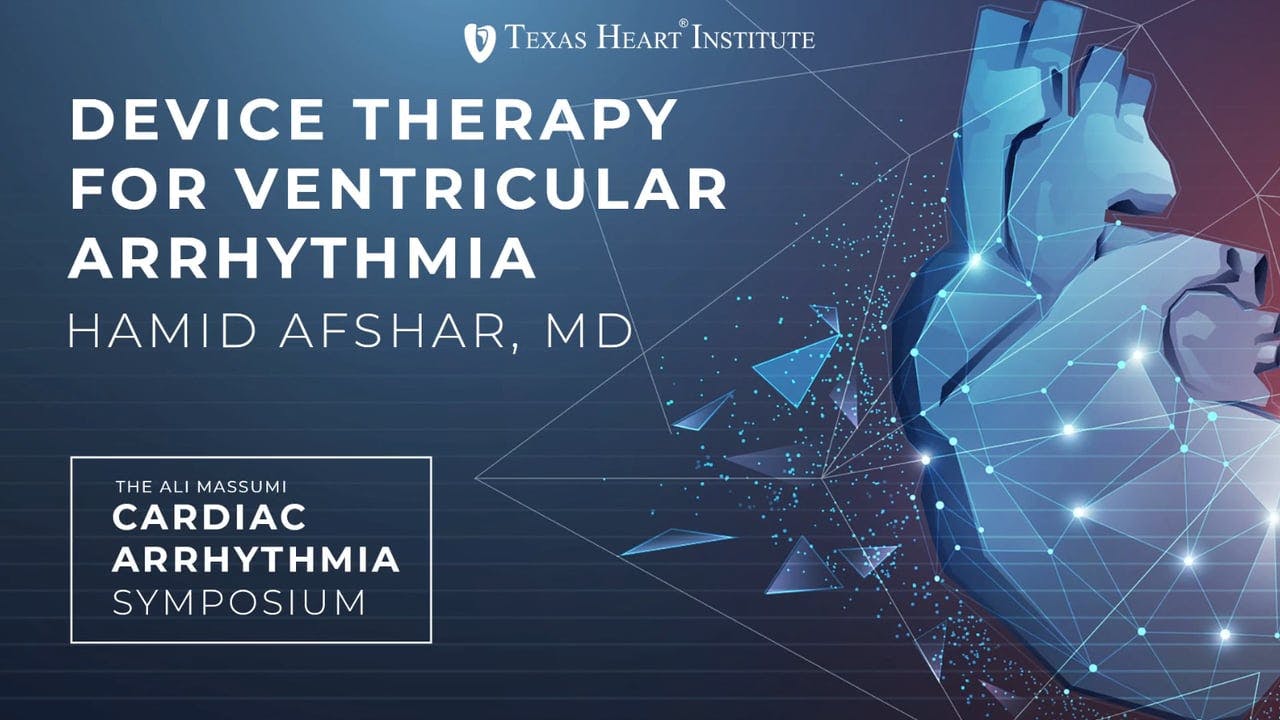 Device Therapy for Ventricular Arrhythmia - Texas Heart TV by The Texas ...