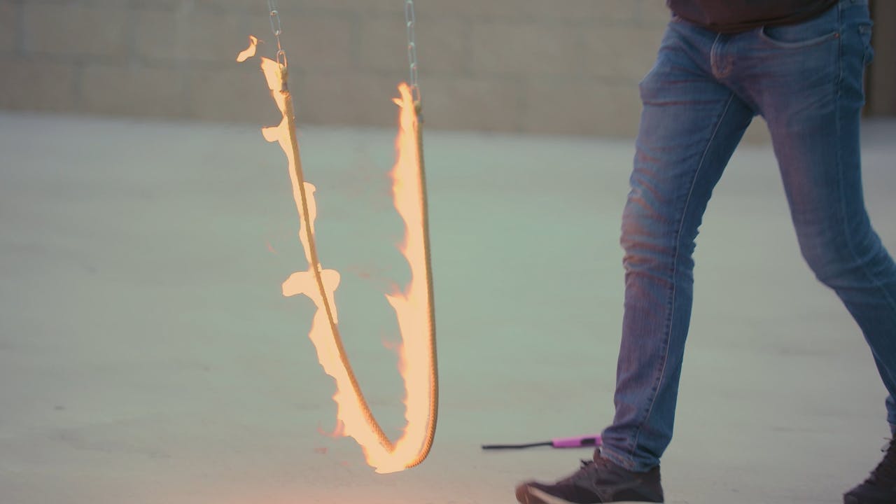 He Jumps Rope with Fire • Hidden Talent Show - Hidden Talent Show - 2nd try