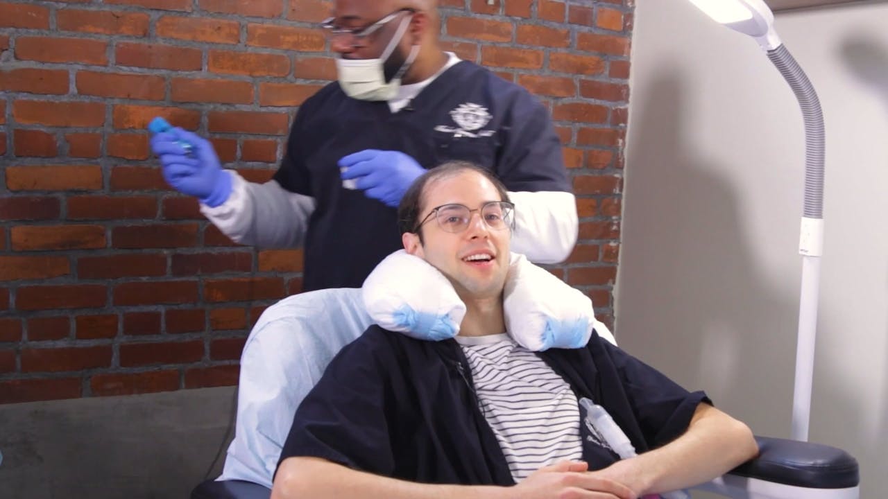 Microblading My Scalp For Balding - Watch All - 2nd try