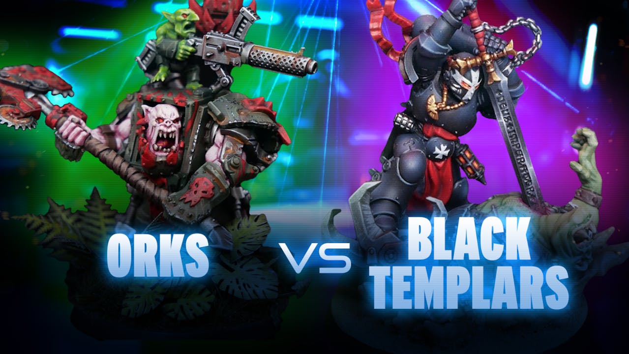 Black Templars vs Orks Coaching Match - The War Room