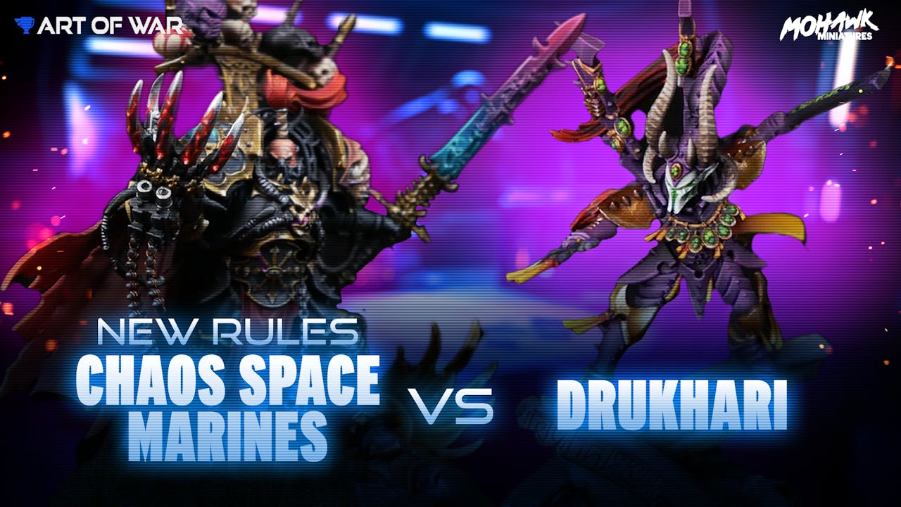 Codex Chaos Space Marines Dread Talons vs Drukhari RSR Battle Report ...
