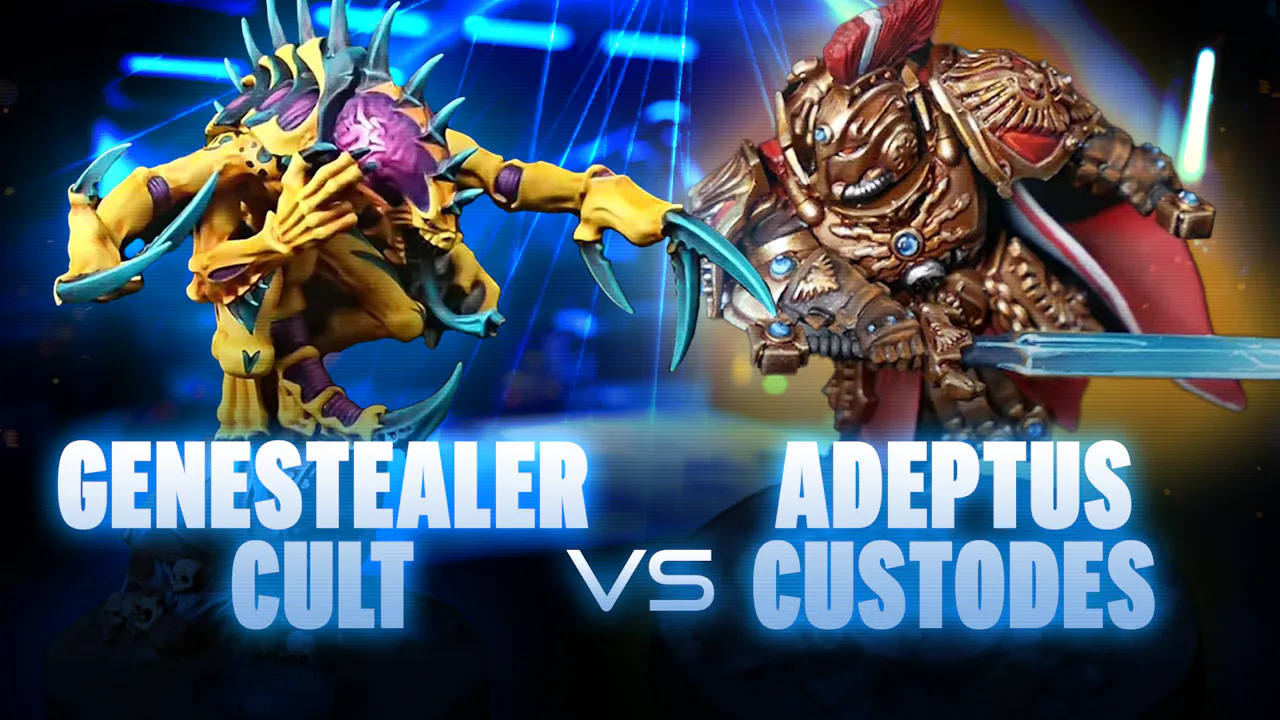 Adeptus Custodes vs Genestealer Cults Battle Report - The War Room
