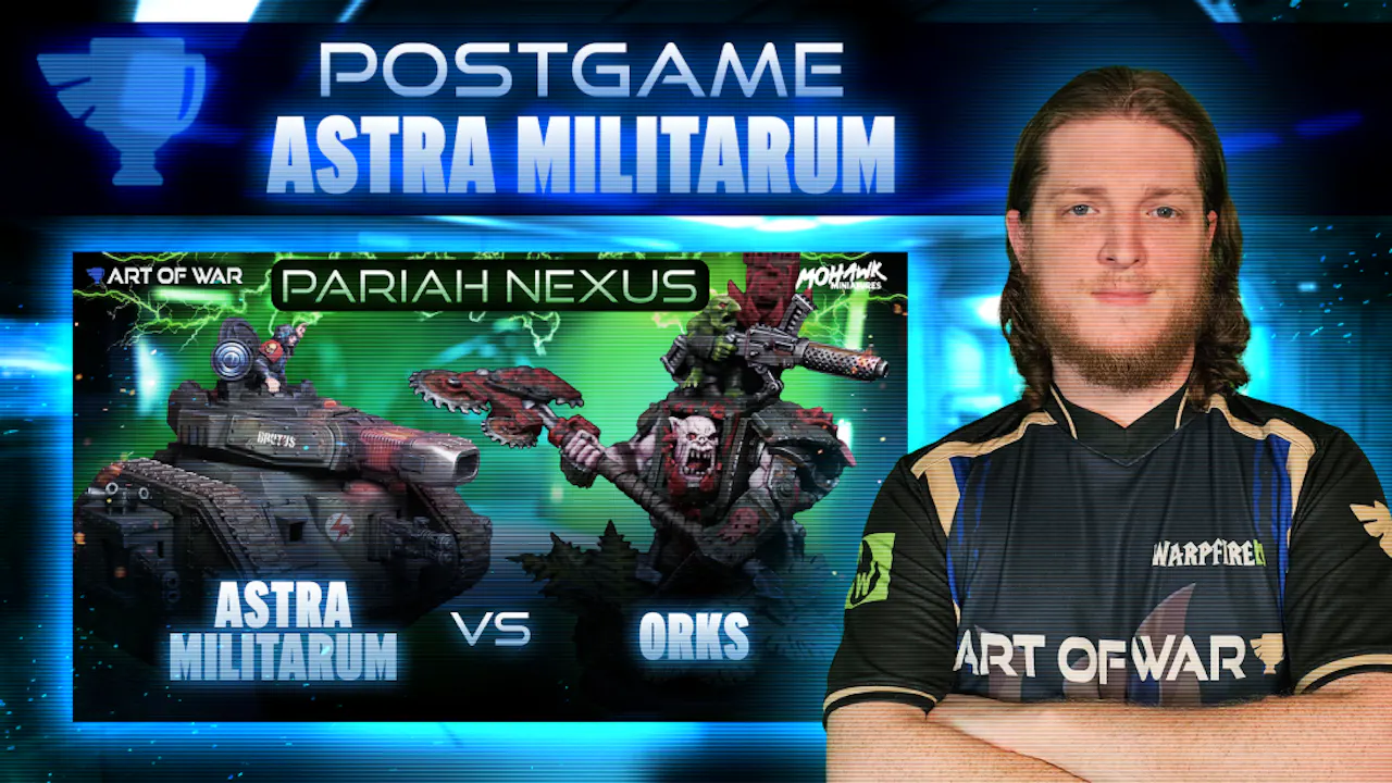 Astra Militarum Hammer of the Emperor vs Orks Postgame Analysis - The ...
