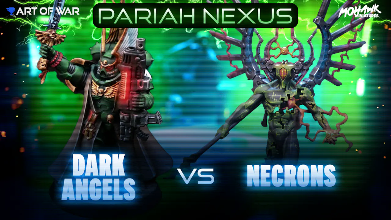 Dark Angels vs Hypercrypt Necrons Coaching Match - The War Room