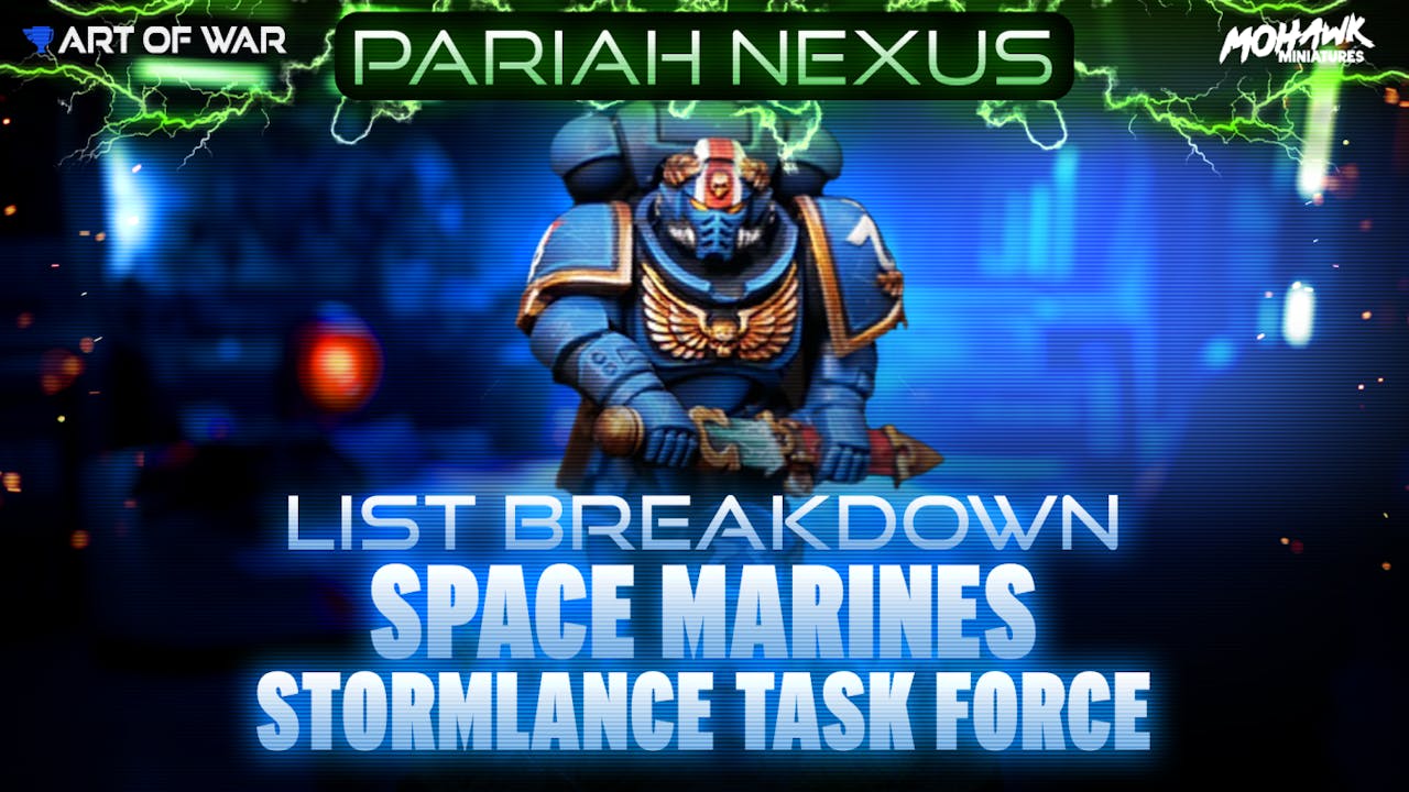 Space Marines Stormlance Task Force List Breakdown - The War Room