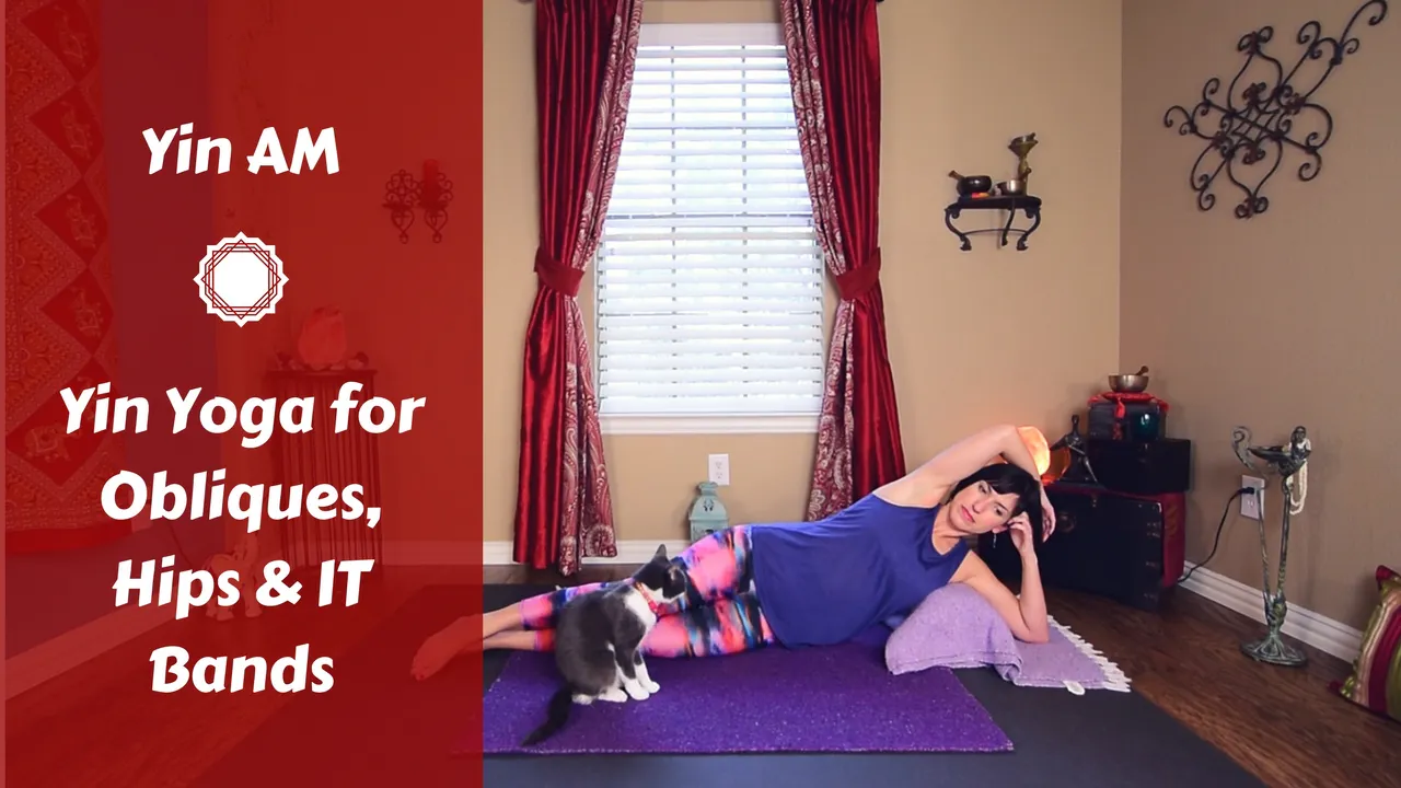 Yin AM: Yin Yoga for Side Waist | Obliques, Hips, IT Bands - YRS Self ...
