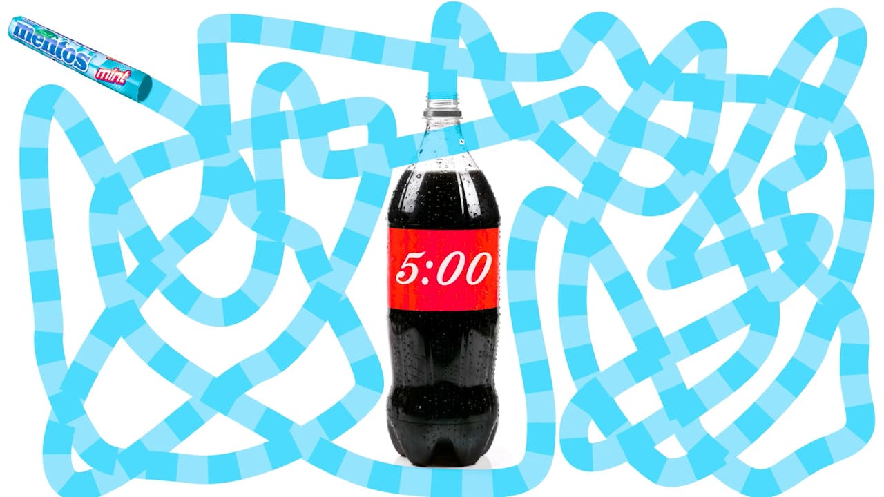 5 Minute Timer Bomb [COKE AND MENTOS] - Timer Topia AD-FREE