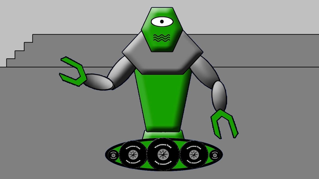 Green Robot Promo - Free Cartoons - Vids4Kids.tv