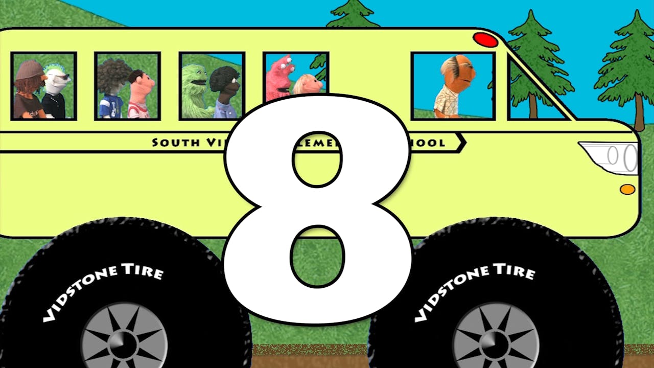 School Bus Count to Ten - Numbers and Counting - Vids4Kids.tv