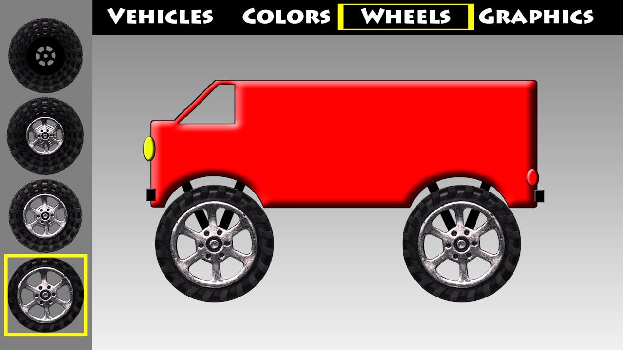 Custom Vehicles - Kids Trucks - Vids4Kids.tv