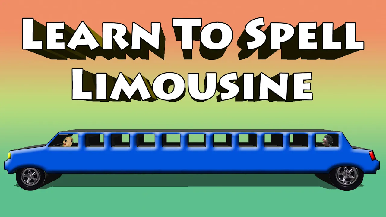Spell Limousine - Read and Spell - Vids4Kids.tv
