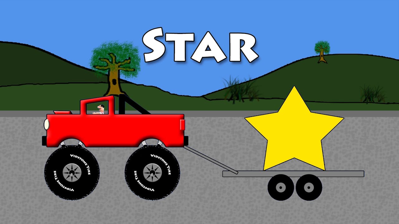 Monster Truck Shapes - Shapes - Vids4Kids.tv