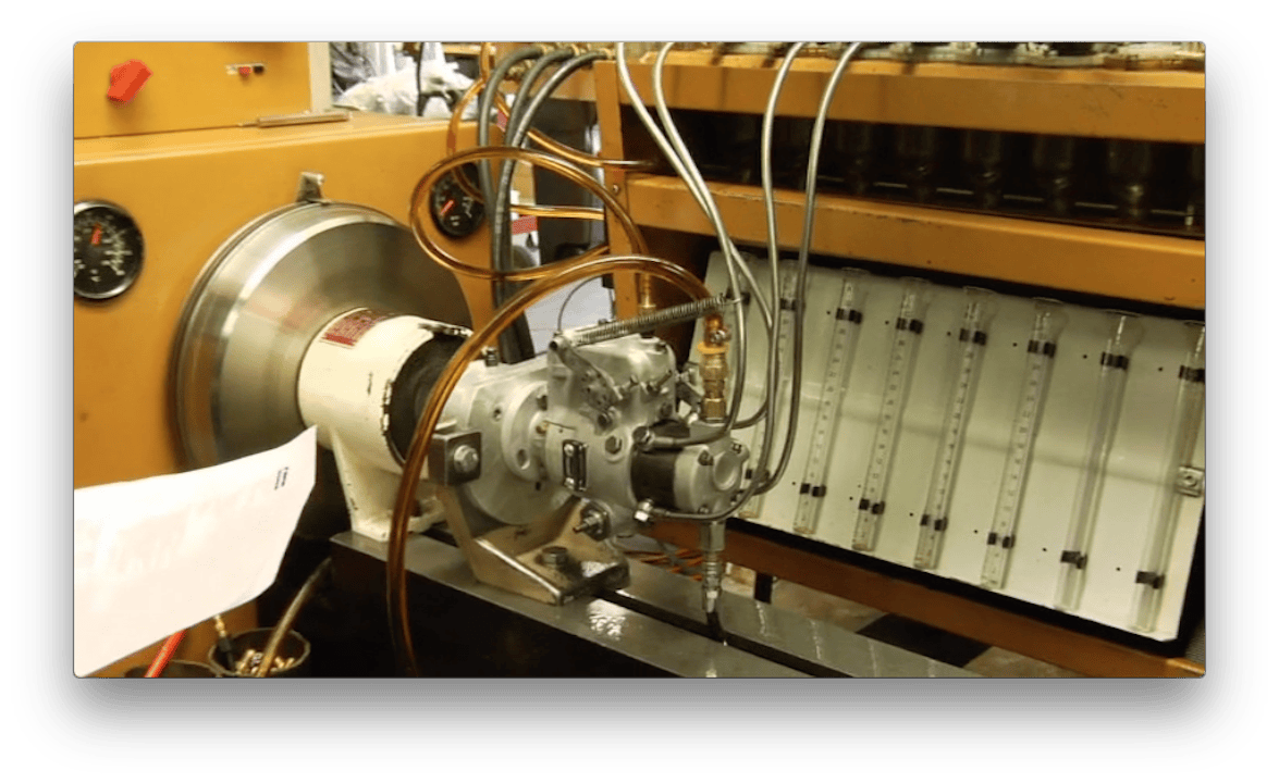 Pump Calibration at Diesel Fuel Injection Service - Tired Iron Videos
