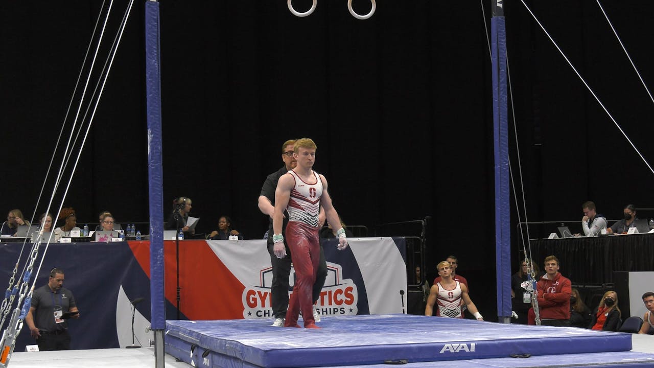 Riley Loos - Still Rings - 2022 OOFOS Championships - Sr Men Day 2 ...