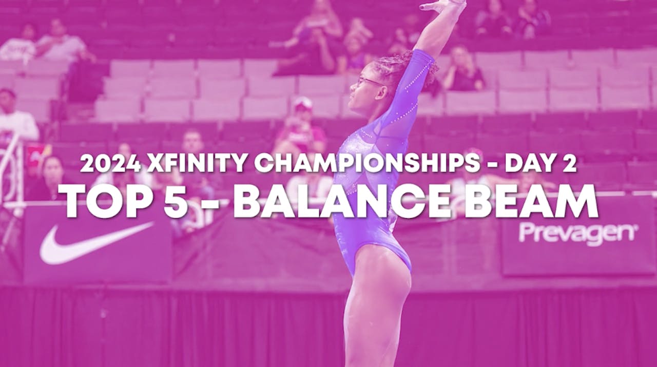 Top 5 Routines - Balance Beam - Junior Women Day 2 - 2024 Xfinity US ...