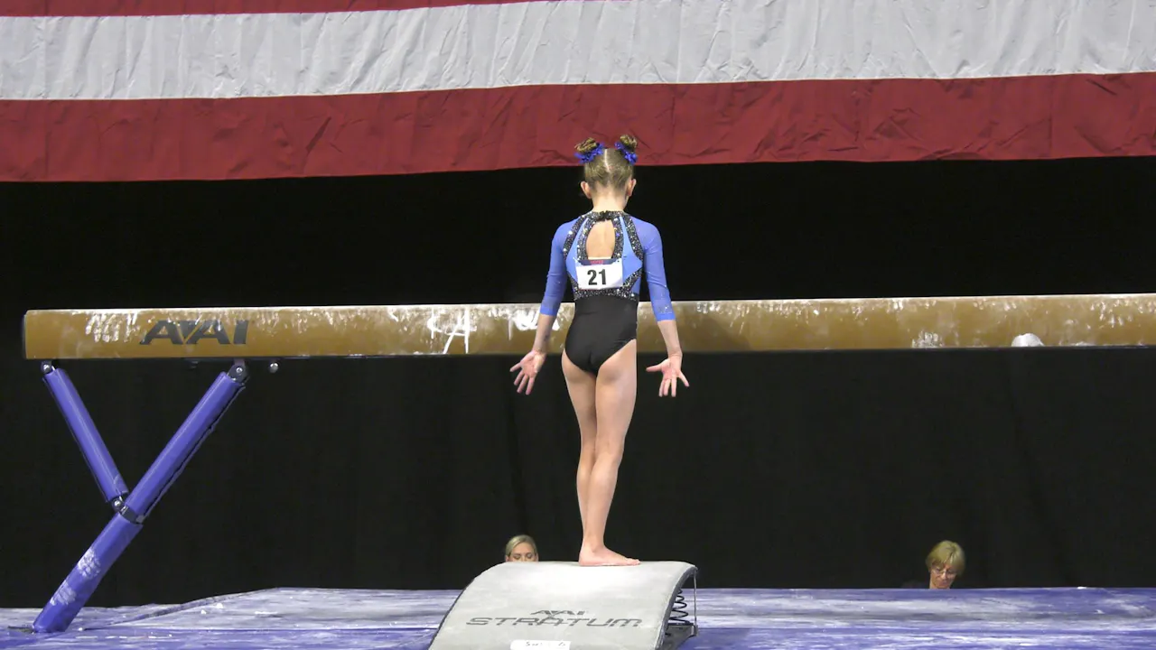 Ellie Mayer - Balance Beam - 2022 Hopes Championships - FlipNow
