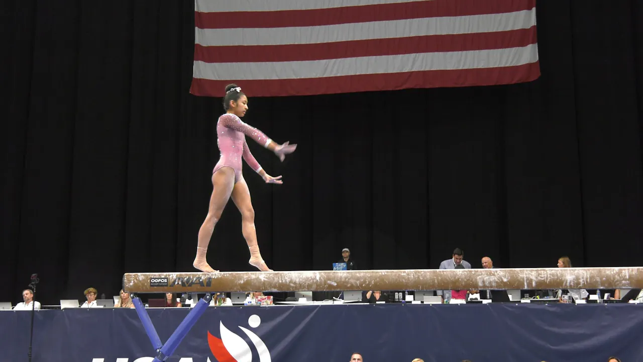 Myli Lew - Balance Beam - 2022 OOFOS Championships - Jr Women Day 1 ...