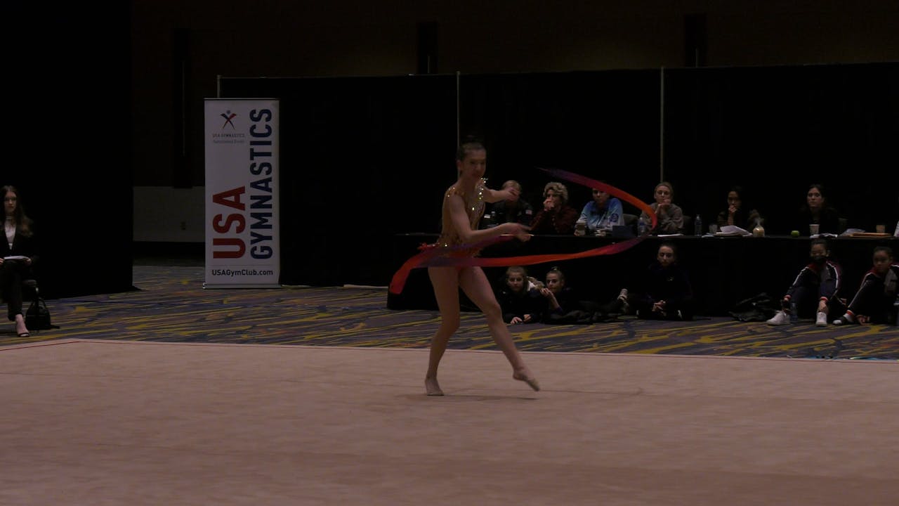 Lauren Kramer - Ribbon - 2022 Rhythmic Challenge - Junior - 2022 ...