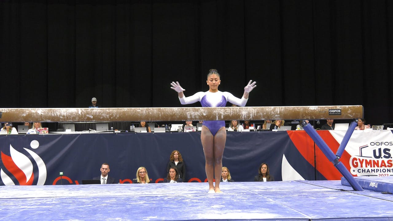 Michelle Pineda - Balance Beam - 2022 OOFOS Championships - Jr Women ...