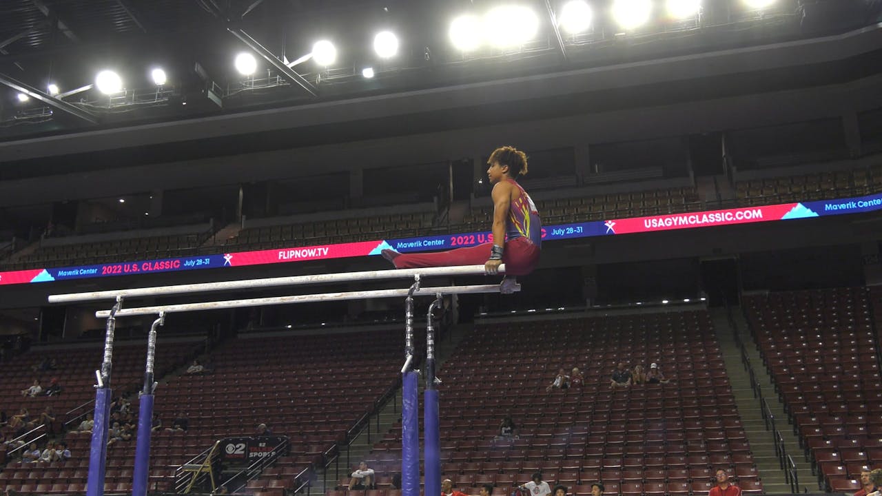 Izaiha Mlay - Parallel Bars - 2022 U.S. Classic – Men Session 2 - 2022 ...