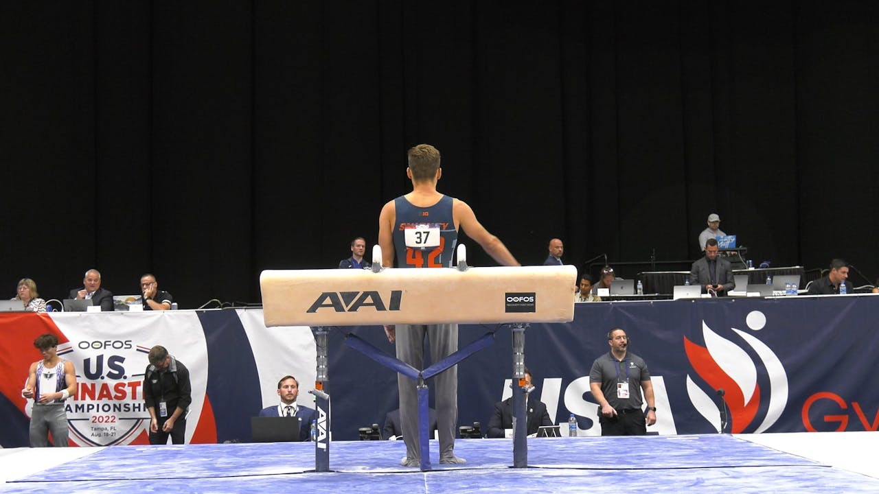 Ian Skirkey - Pommel Horse - 2022 OOFOS Championships - Sr Men Day 2 ...