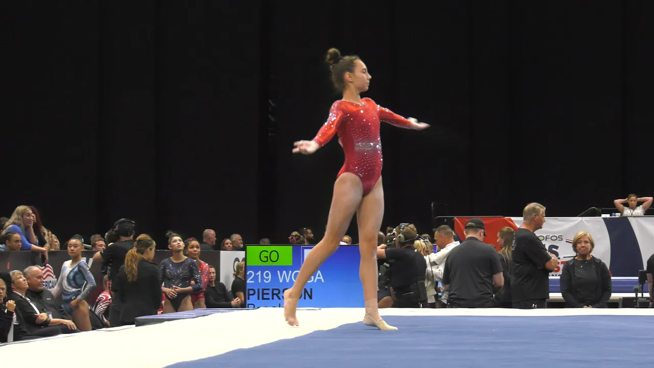 Brooke Pierson - Floor Exercise - 2022 OOFOS Championships - Sr Women ...