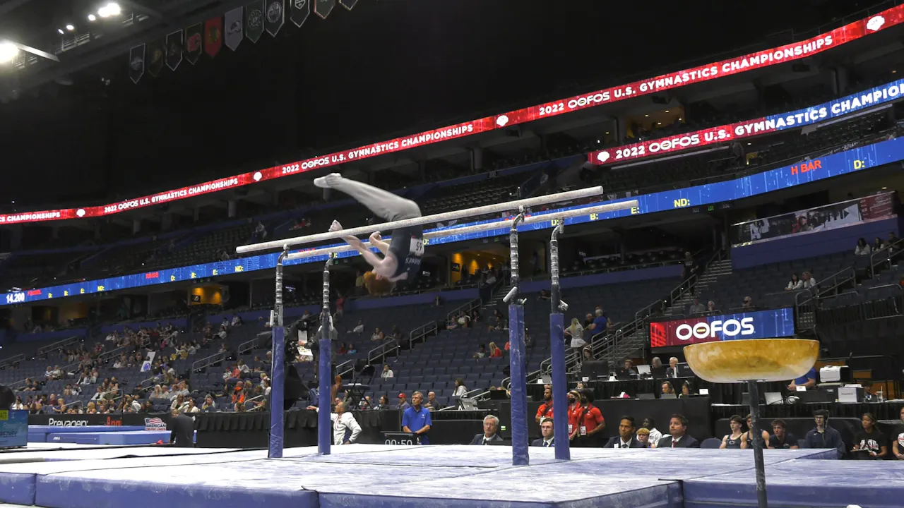 Joshua Karnes - Parallel Bars - 2022 OOFOS Championships - Sr Day 1 ...