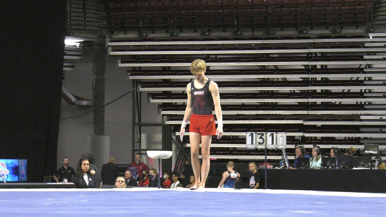 Evan Reichert - Floor Exercise - 2022 U.S. Classic – Men Session 1 ...