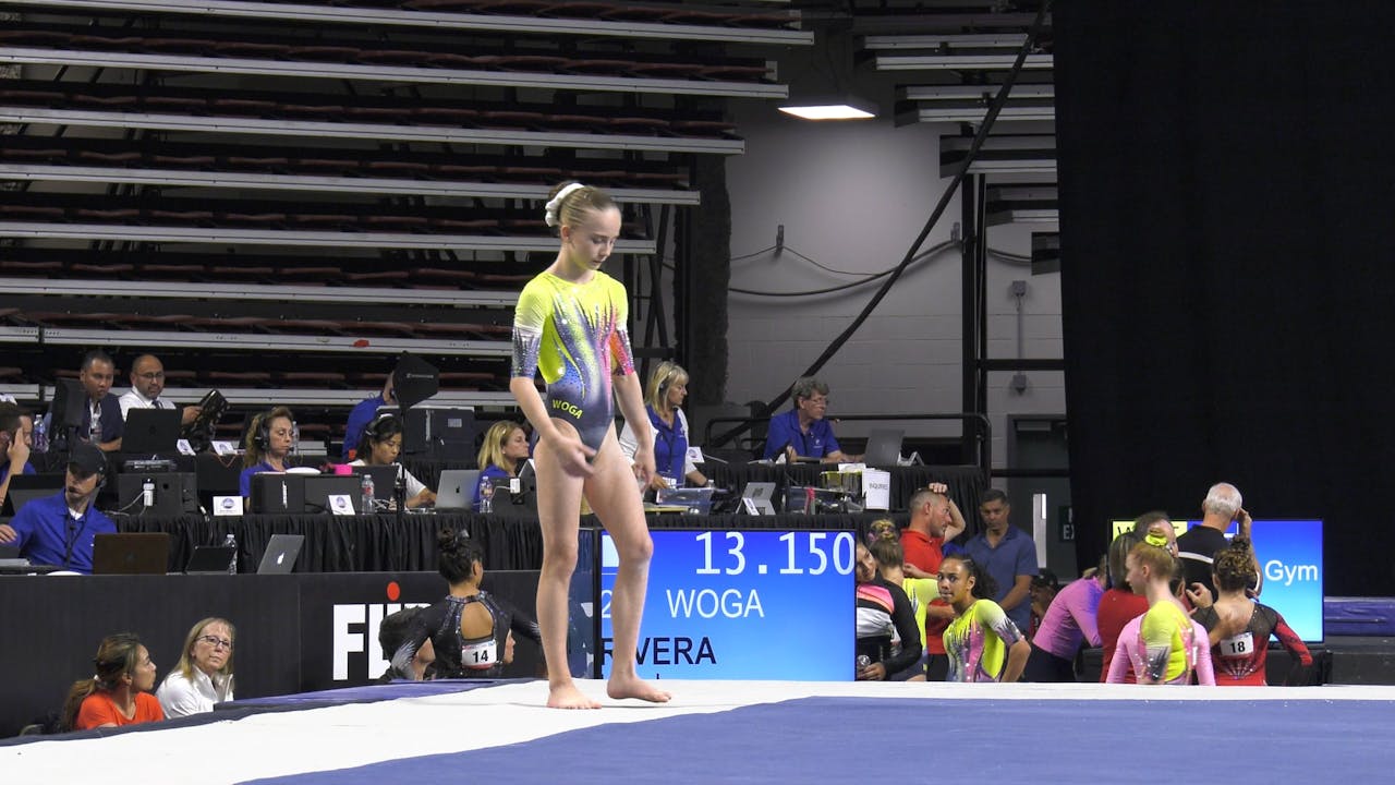 Claire Pease - Floor Exercise - 2022 U.S. Classic - Junior Session 1 ...