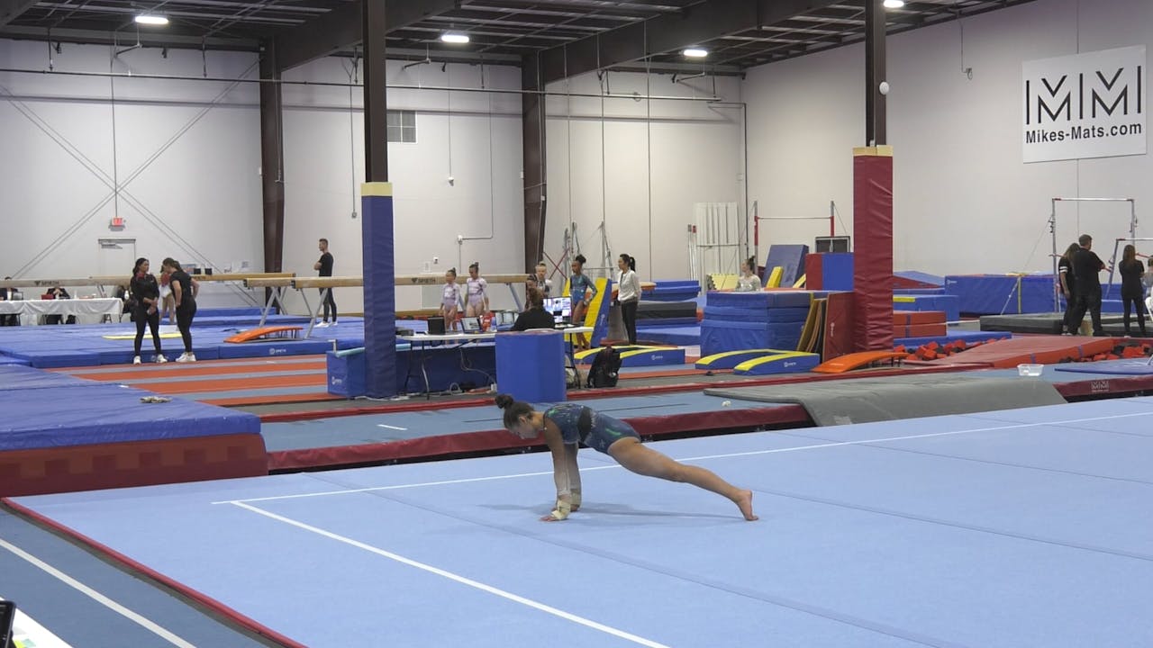 Macey Silva - Floor Exercise - 2022 Hopes Classic - 11-12 Age Group ...