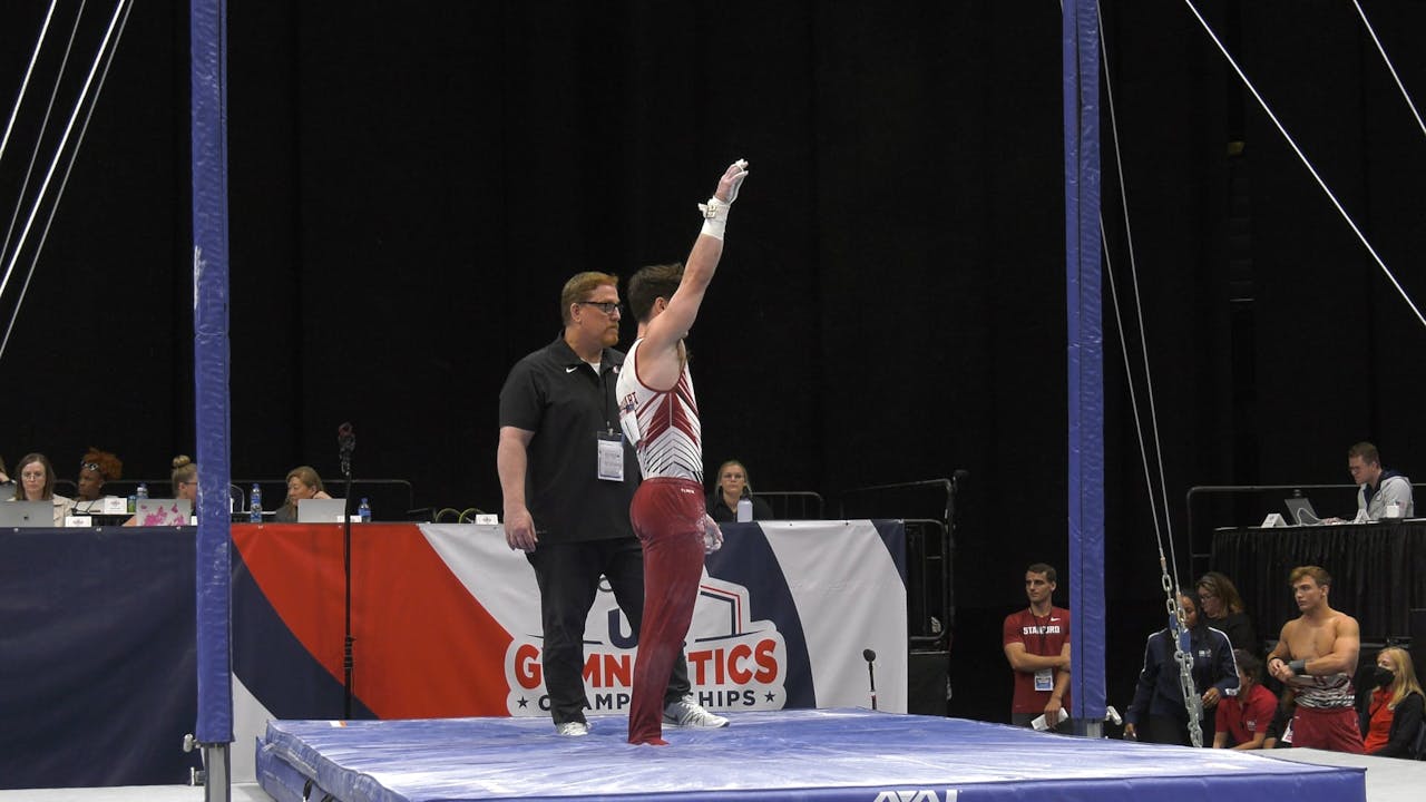 Taylor Burkhart - Still Rings - 2022 OOFOS Championships - Sr Men Day 2 ...