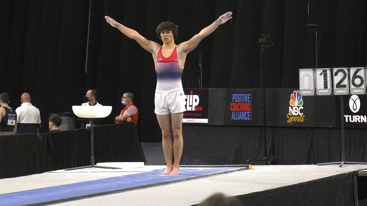 Toby Liang - Vault - 2022 Winter Cup - Senior Men Day 1 - FlipNow