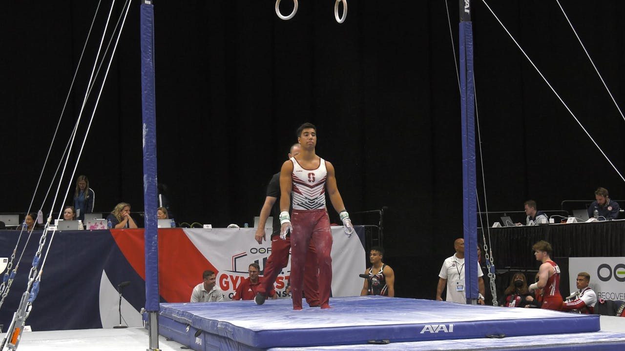 Jeremy Bischoff - Still Rings - 2022 OOFOS Championships - Sr Men Day 2 ...