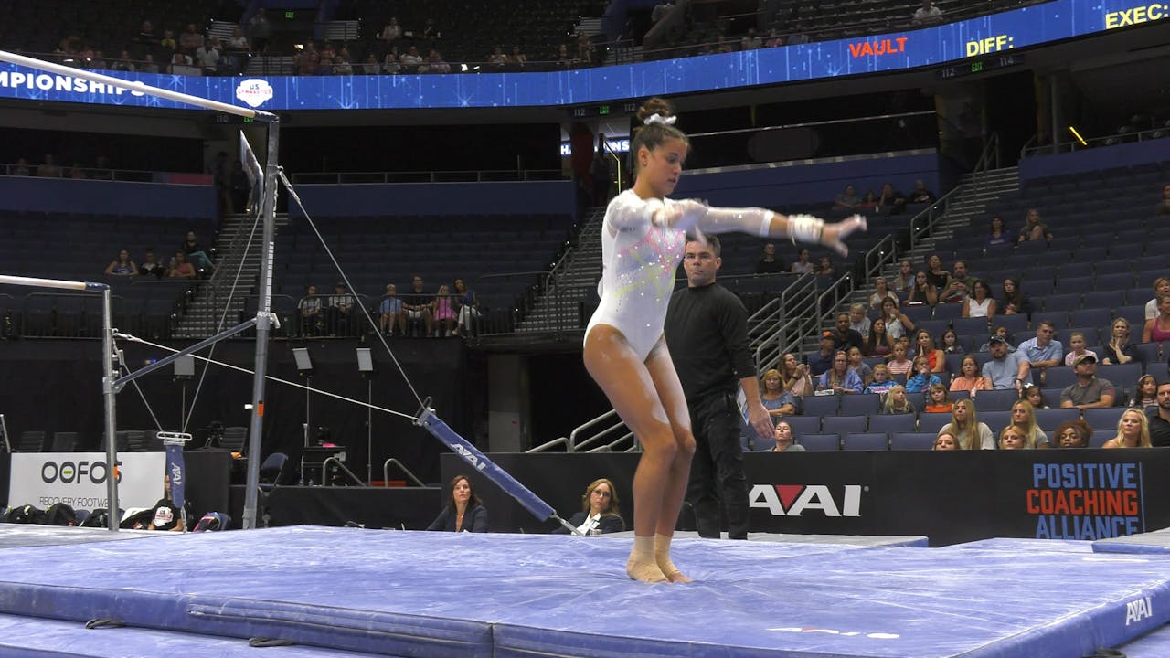 Izzy Stassi - Uneven Bars - 2022 OOFOS Championships - Jr Women Day 2 ...